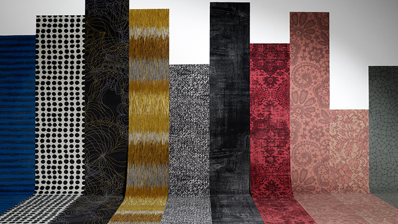 Wall carpet store